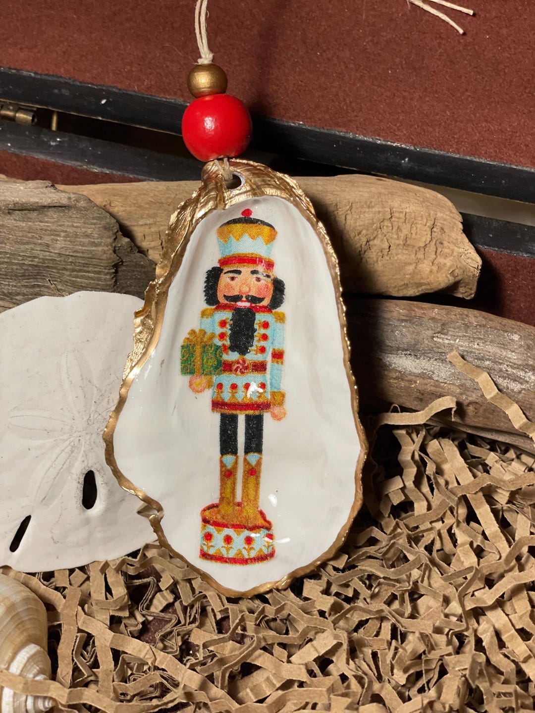 Nutcracker Oyster Shell Ornament - Etsy