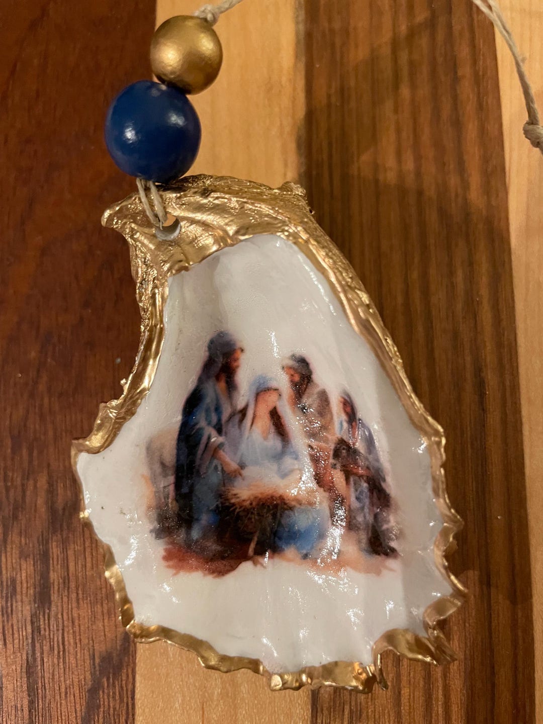 The Nativity Oyster Shell Ornament - Item # 1615 - Etsy