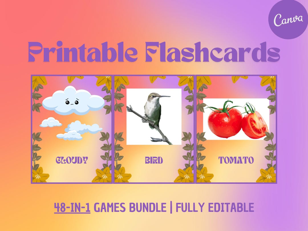 Printable Flashcards for Kids Editable Communication Cards Instant ...