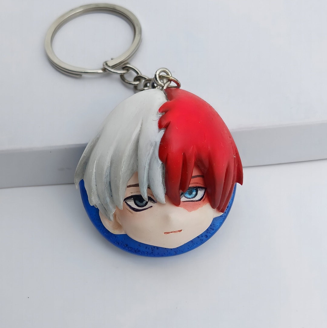 Shoto Todoroki Keychain three-dimensional Head - Etsy