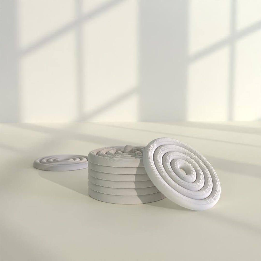 RIPPLO 3D Printed Coaster Set, Set of 6 - Etsy