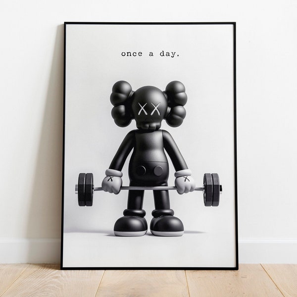 Kaws Poster - Etsy