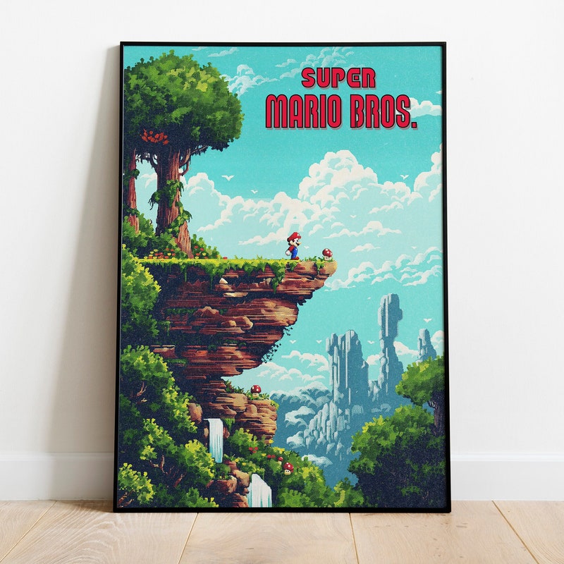 Super Mario Poster - Etsy