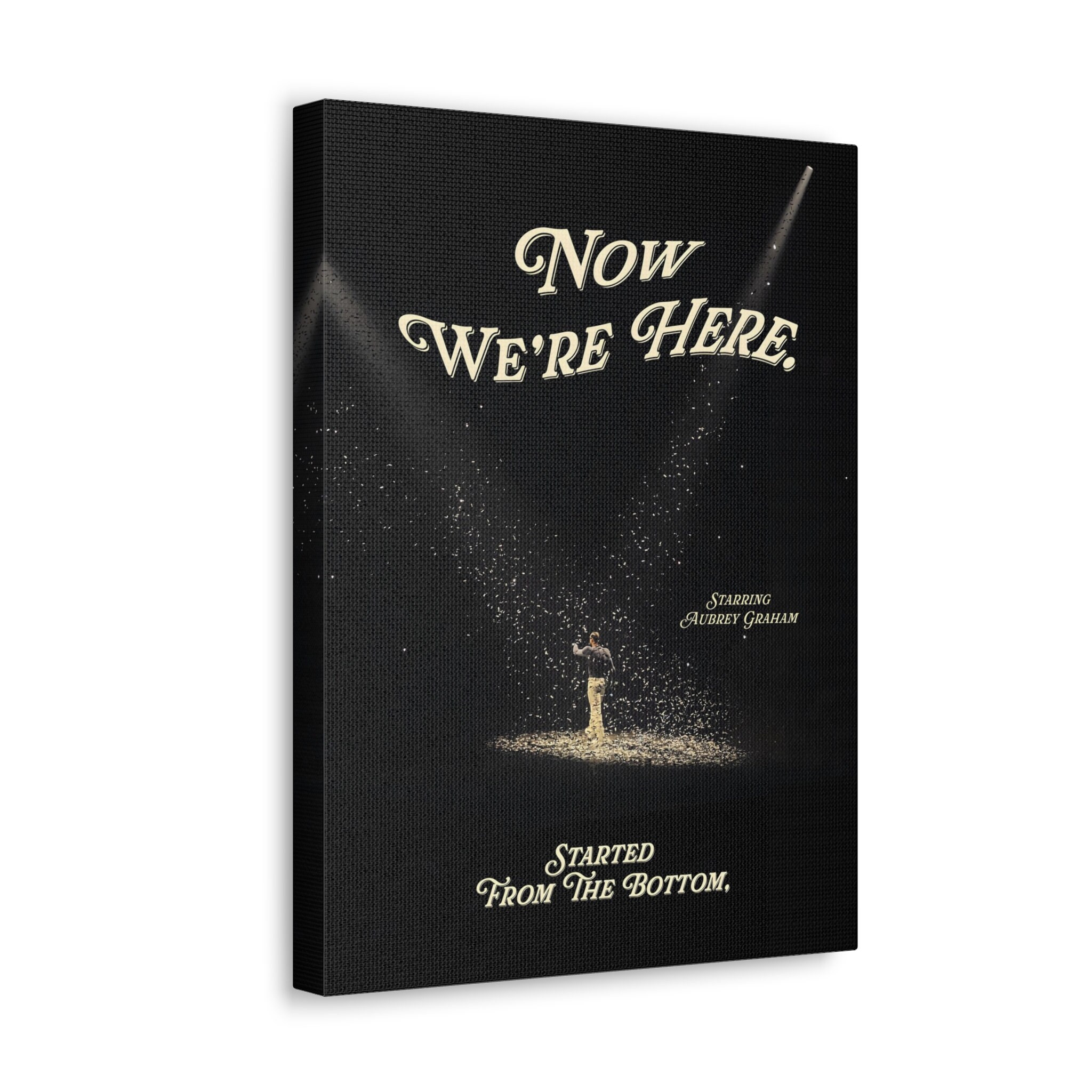 Drake Its All A Blur Tour Print: Custom OVO Drake Canvas, Started From ...