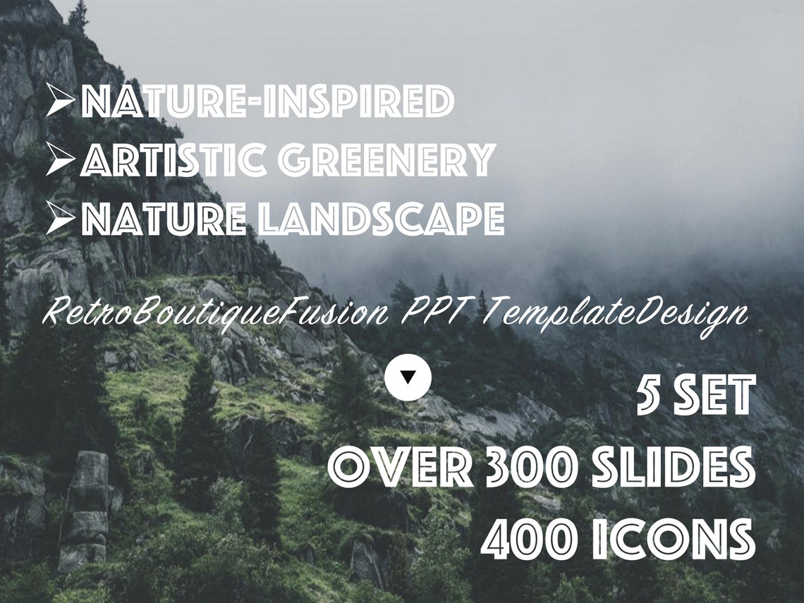 Green Nature-themed Powerpoint Presentation Template | Elegant Design ...