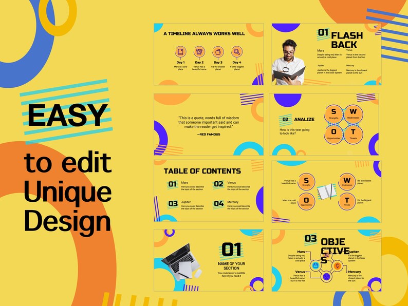 Yellow Hand-painted Education Plan Templates | Creative Powerpoint ...