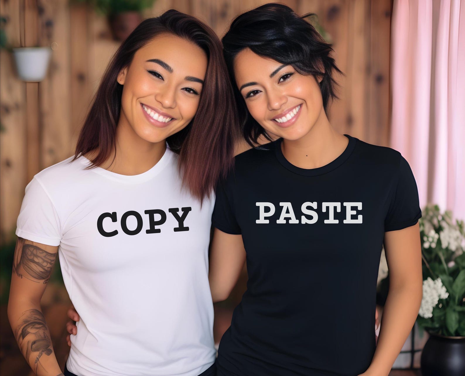 Copy Paste Matching Jersey Tees - Adult & Teen Twins - Etsy