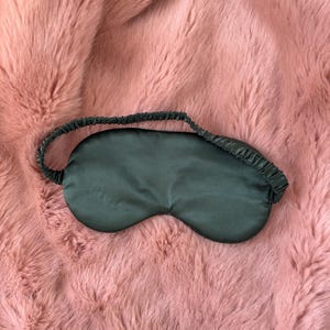 Handmade Silk Eye Mask With Cat Motif . - Etsy