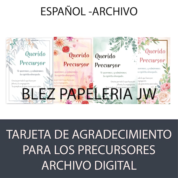 Precursores Jw - Etsy