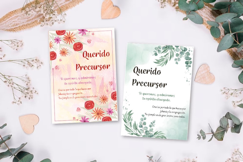 Tarjetas 4 de agradecimiento precursores/ jw precursores 4 tarjetas ...