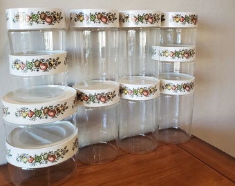 Corning Pyrex Spice of Life 6 Six Cup Coffee Maker Pot and Lid Le the P ...