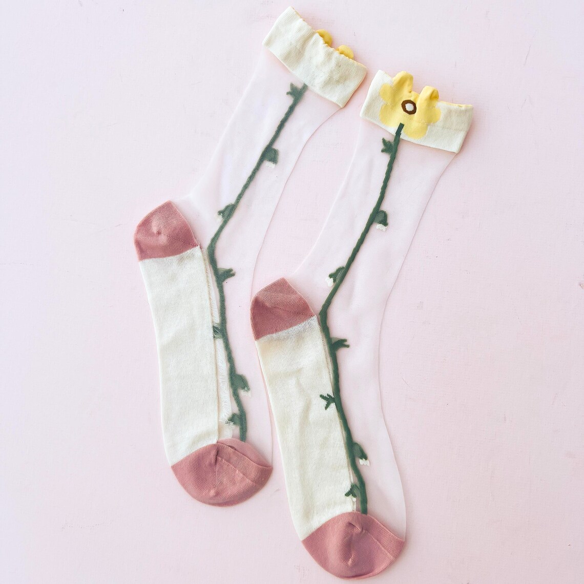 Glass Socks Set 3 Pairs Translucent Socks Breathable Socks Sheer ...