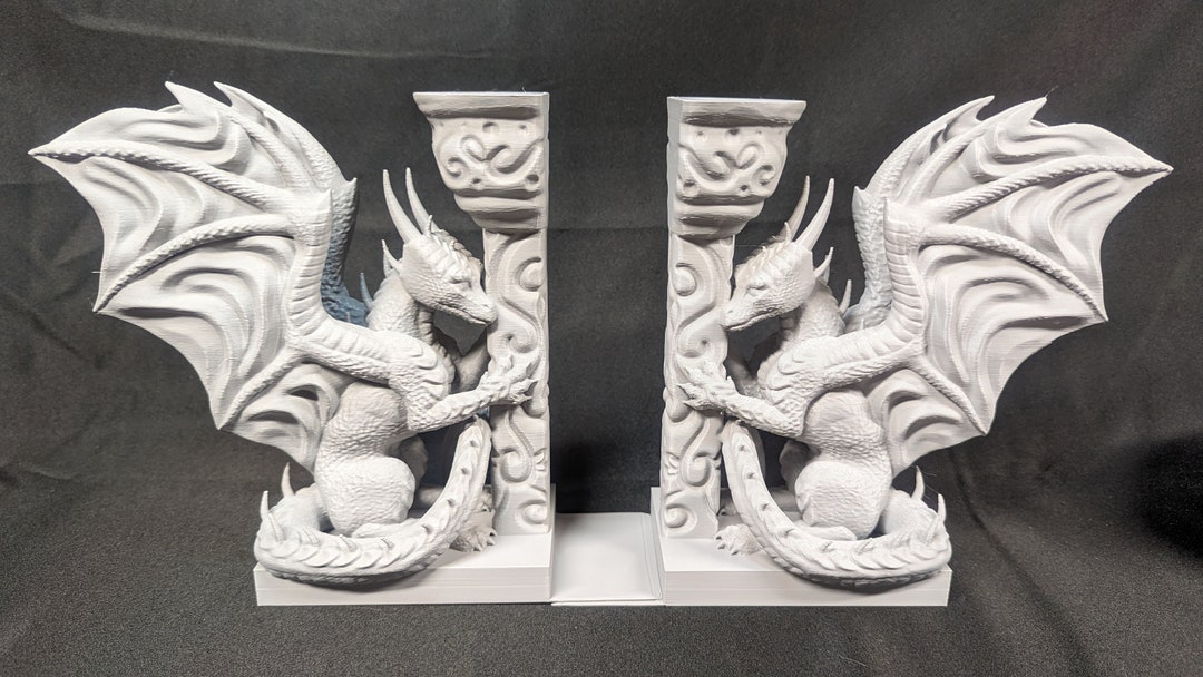 Paint Your Own Dragon Bookend Pair - Etsy