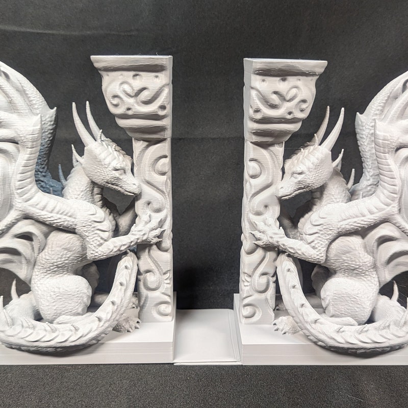 Dragon Bookends - Etsy