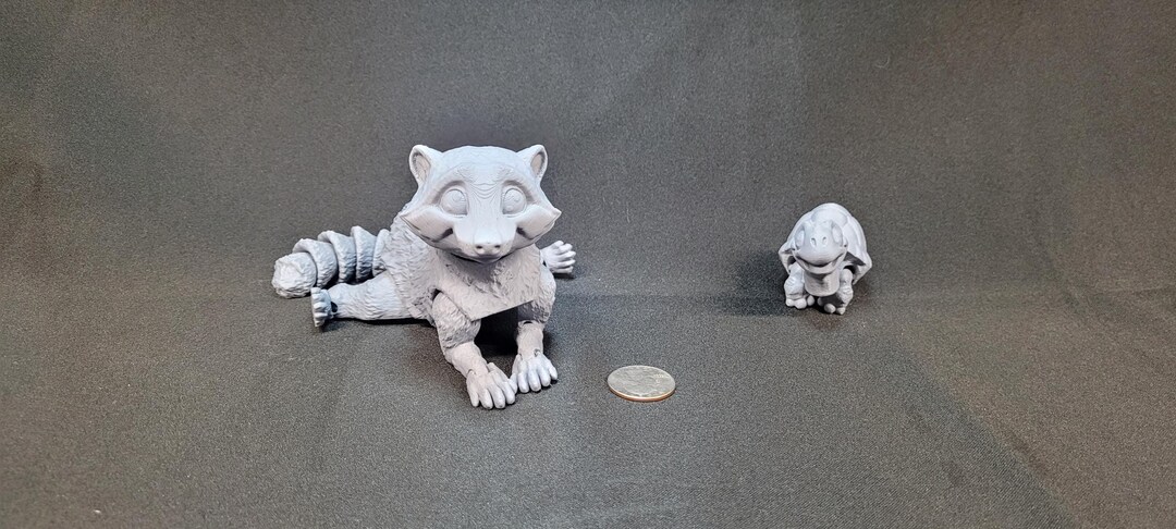 Matmire Makes Articulated Raccoon (unpainted) - Etsy