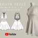 Marilyn Dress || PDF Sewing Pattern With Youtube Tutorial. - Etsy