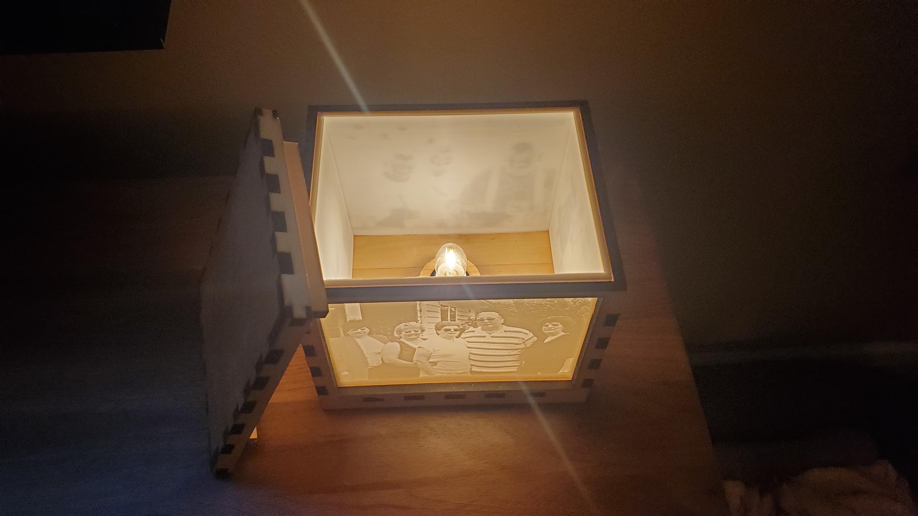 Custom 3D Printed Lithophane Picture Boxes - Etsy