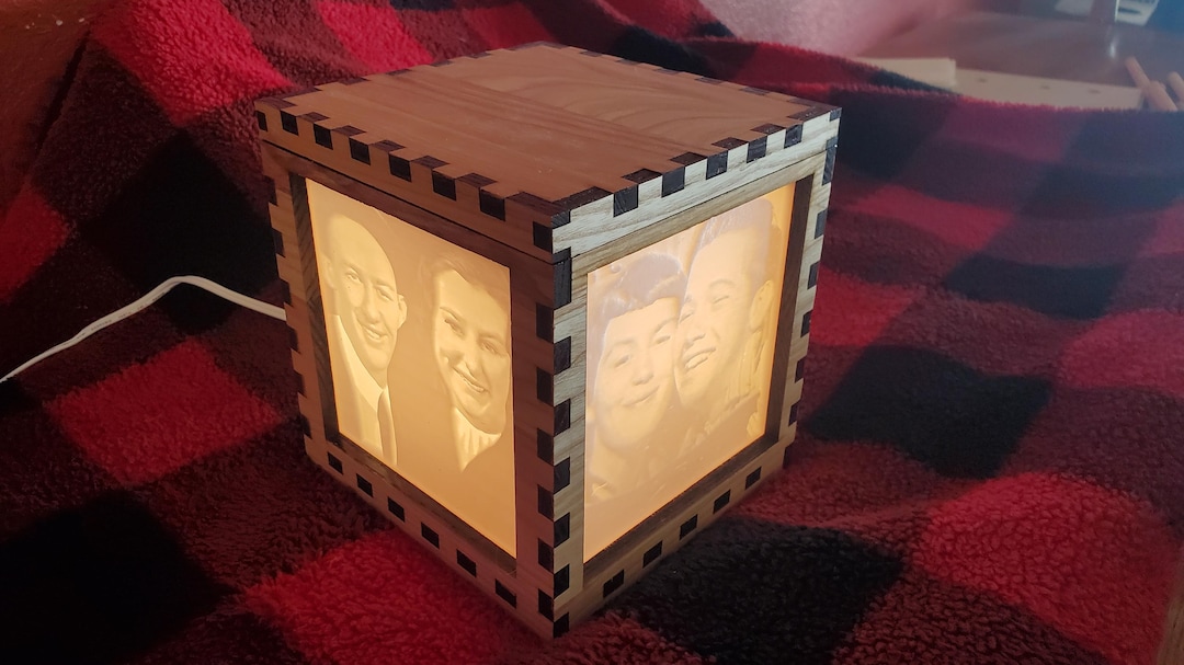Custom 3D Printed Lithophane Picture Boxes - Etsy
