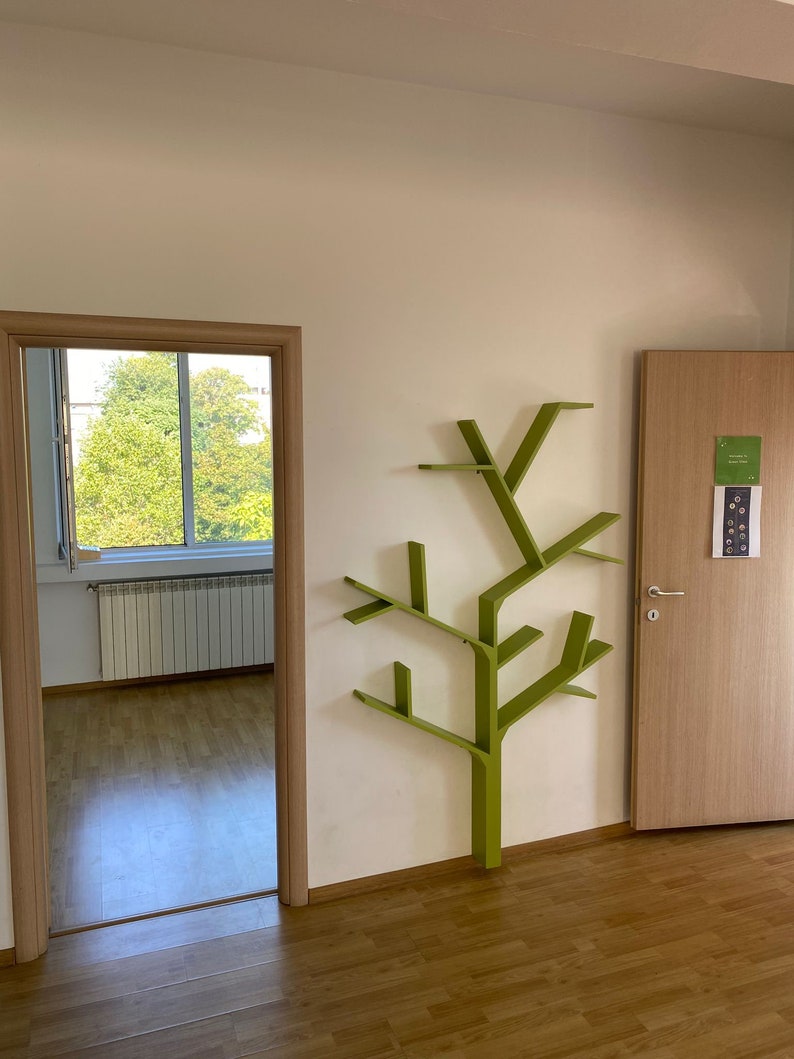 Tree Bookshelf, Tree Book Shelf, Tree Branch Bookshelf, Bookcase, Tree ...