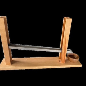 Adjustable Honeycomb Frame Holder: Food-grade Stainless Steel & Cherry ...