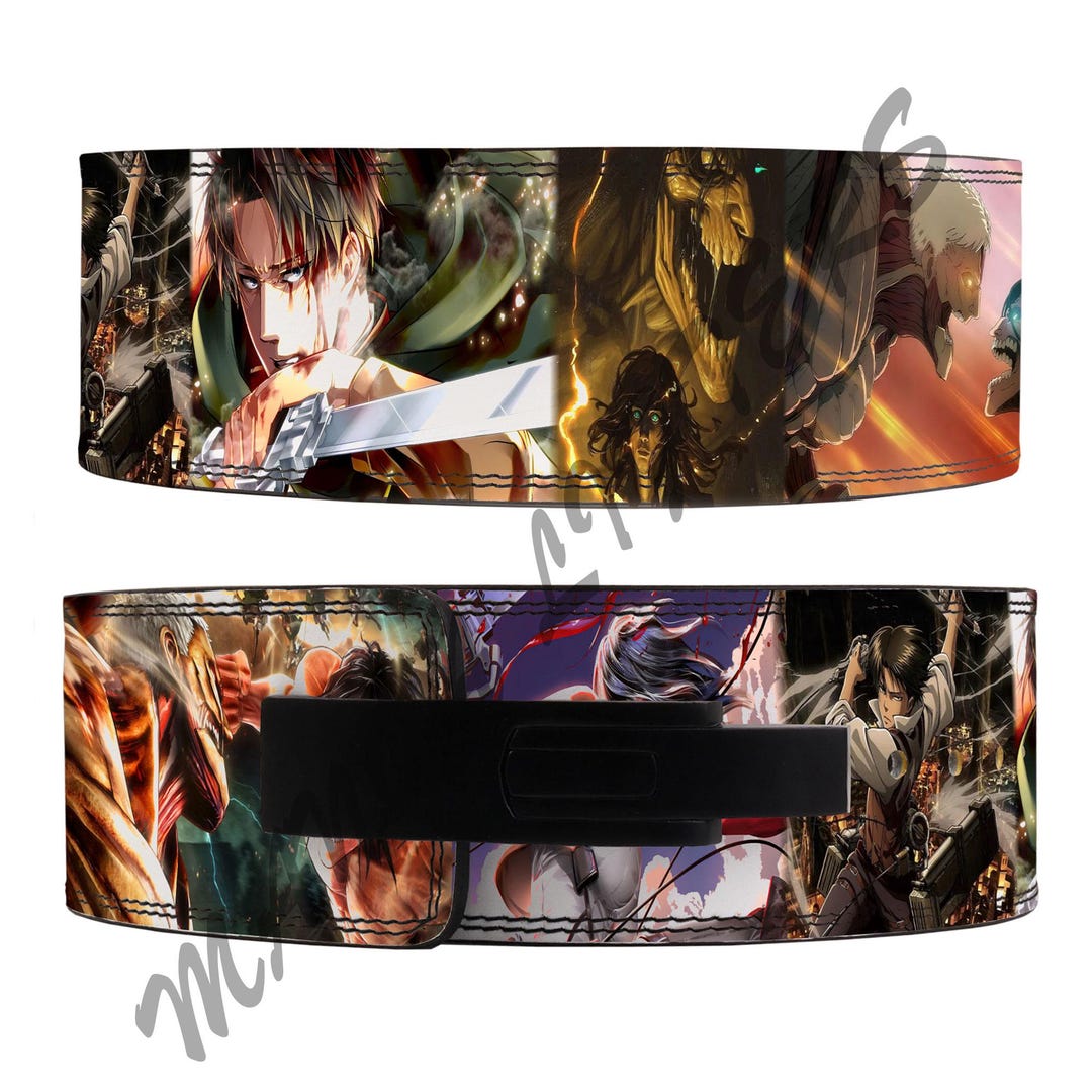 Attack on Titan Anime Lifting Belt, Titan Levi Anime Lever Belt ...
