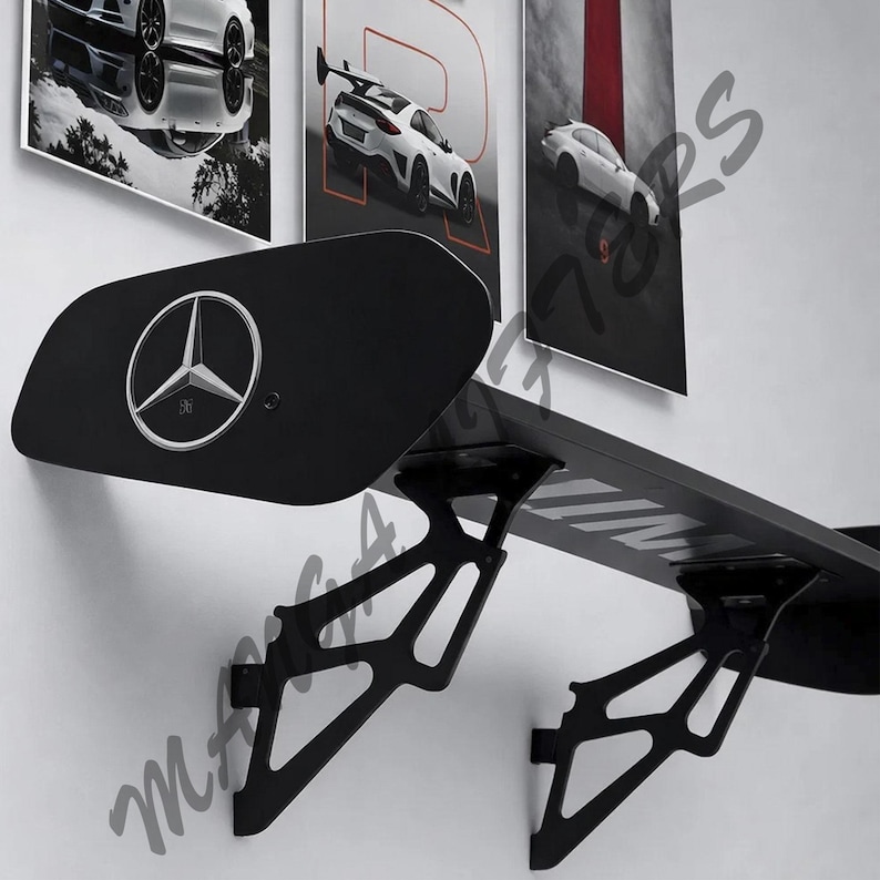 Custom Mercedes-amg Spoiler Shelf – Wall Mounted Race Car Decor - Etsy