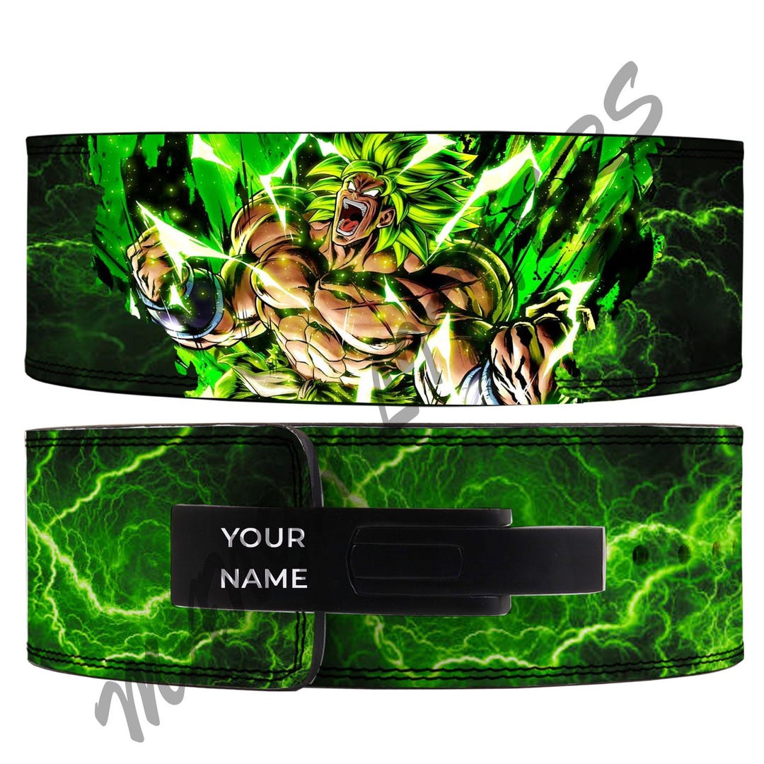 Dragon Ball Z Broly Anime Lever Belt | Powerlifting Belt | Broly Lever ...