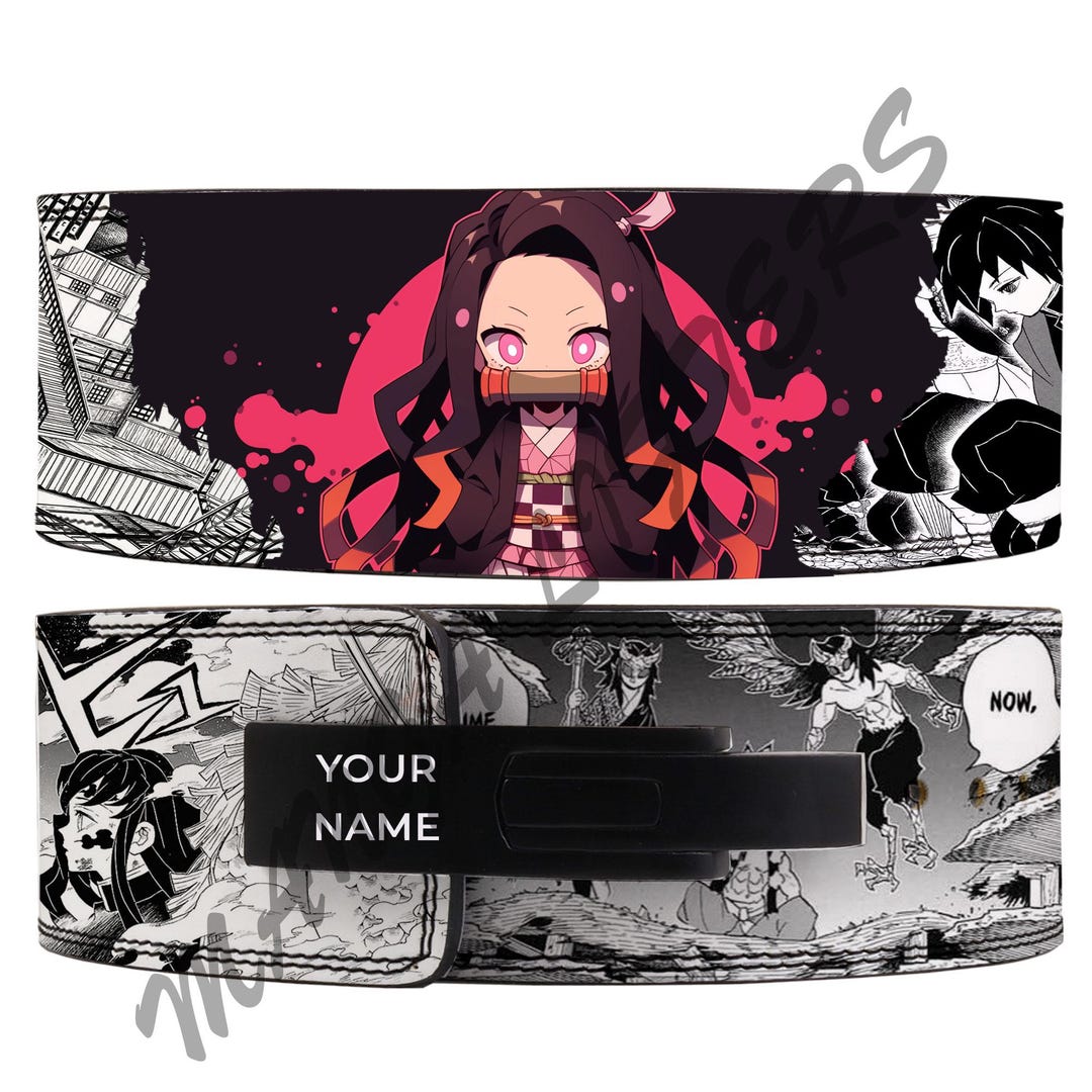 Nezuko Kamado Lever Belt, Anime Powerlifting Lever Belt, Nezuko Kamado ...