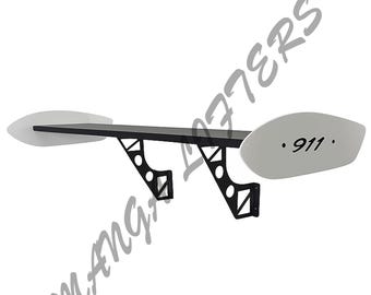 911 GT3 RS Spoiler Shelf – Wall Mounted Race Car Decor | Gift | - Etsy