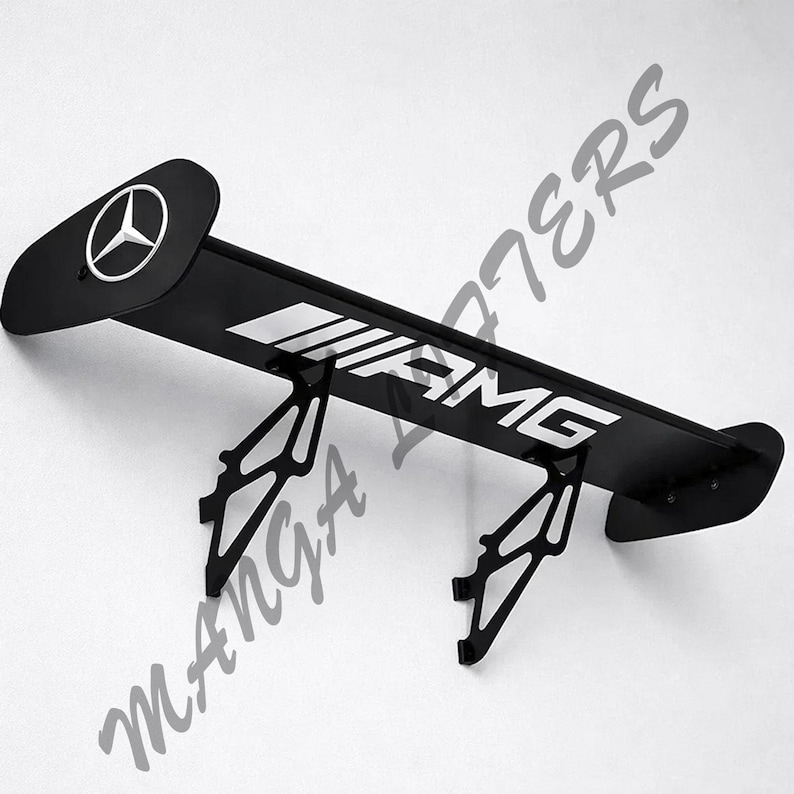 Custom Mercedes-amg Spoiler Shelf – Wall Mounted Race Car Decor - Etsy