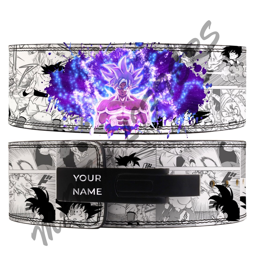 Goku Anime Beltgoku Ultra Instinct Beltpowerlifting Custom Lever Belt ...