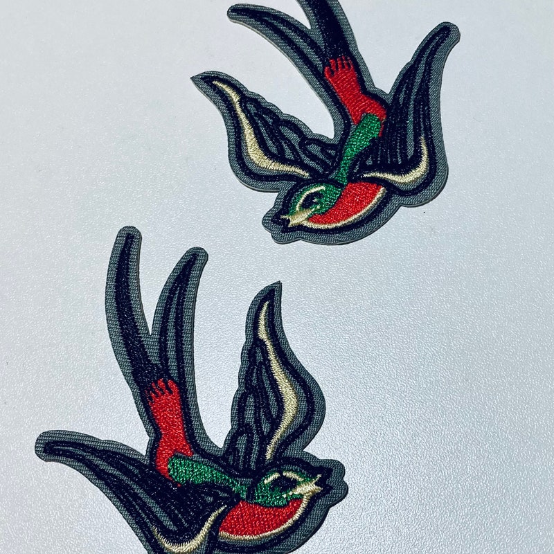 Swallow Applique - Etsy
