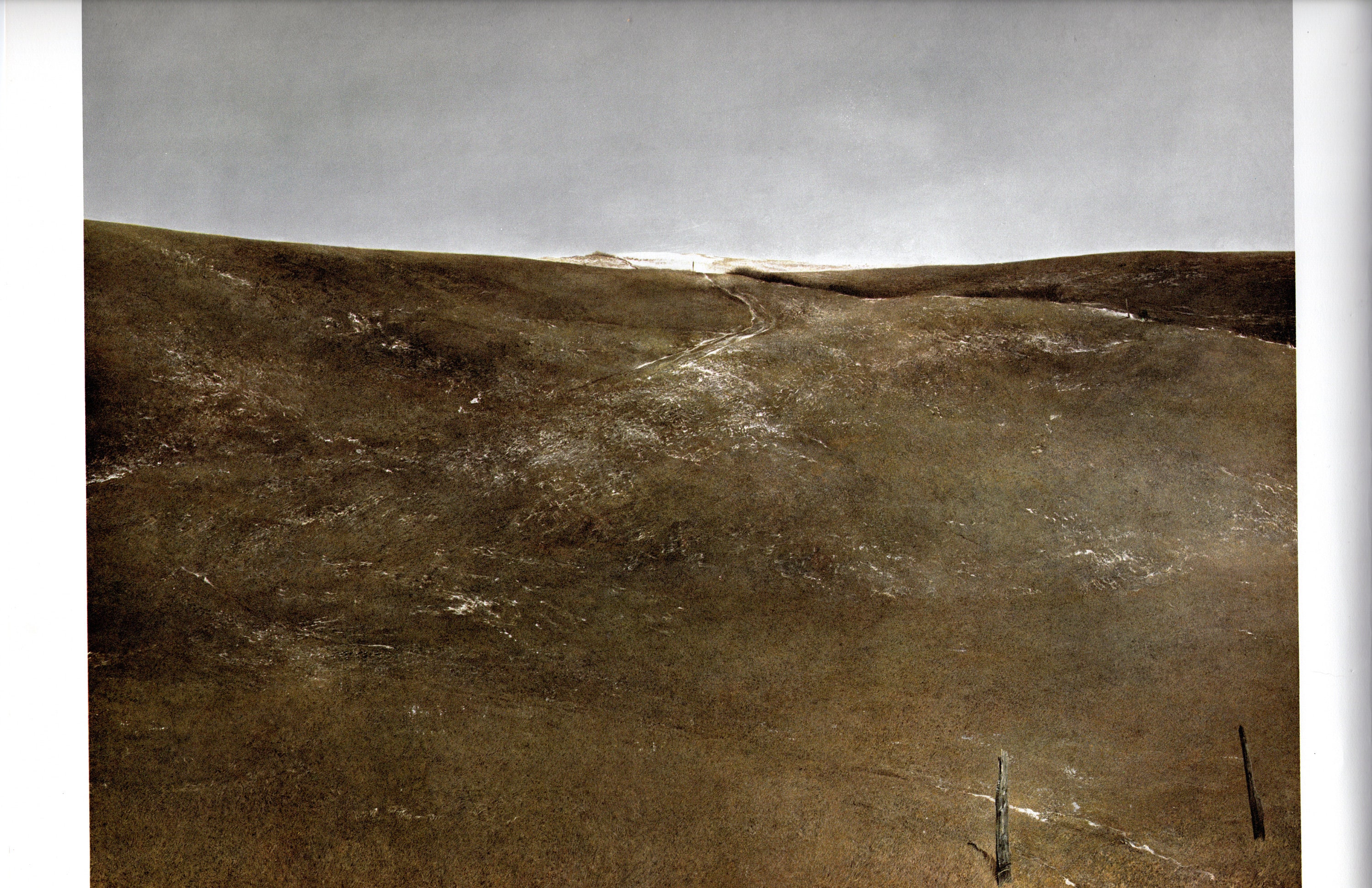 Winter 1946 / Snow Flurries: Vintage Prints by Andrew Wyeth Double ...