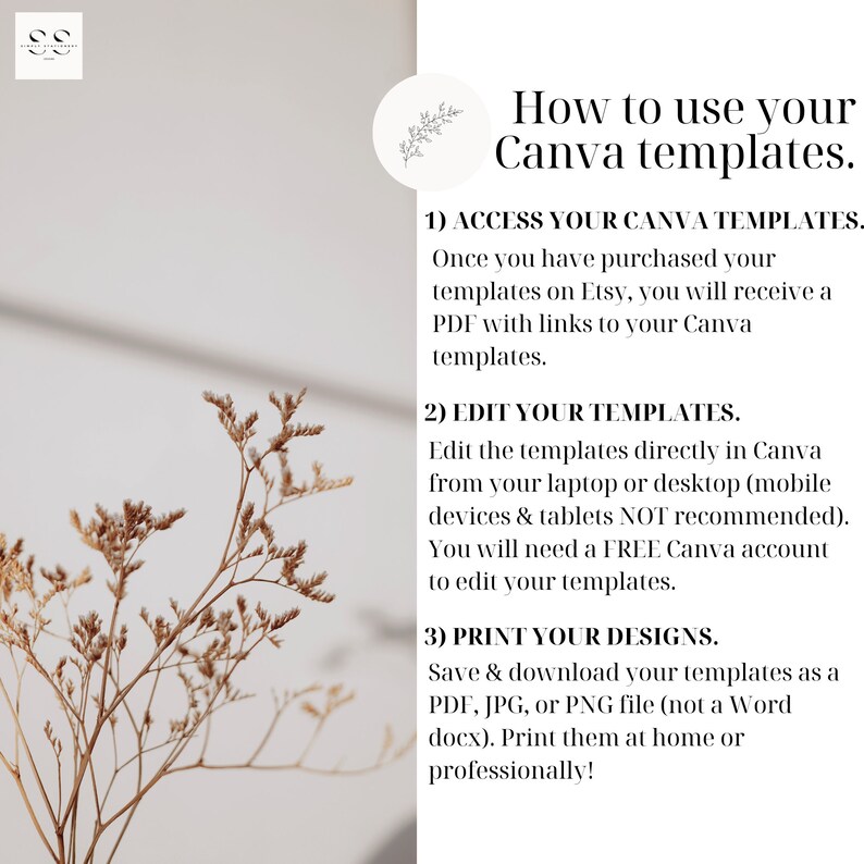 Editable Product Label Template, Room Spray Label Template, DIY Product ...