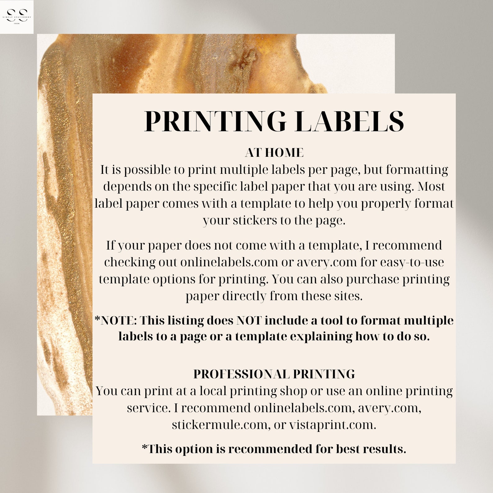 Editable Product Label Template, Room Spray Label Template, DIY Product ...