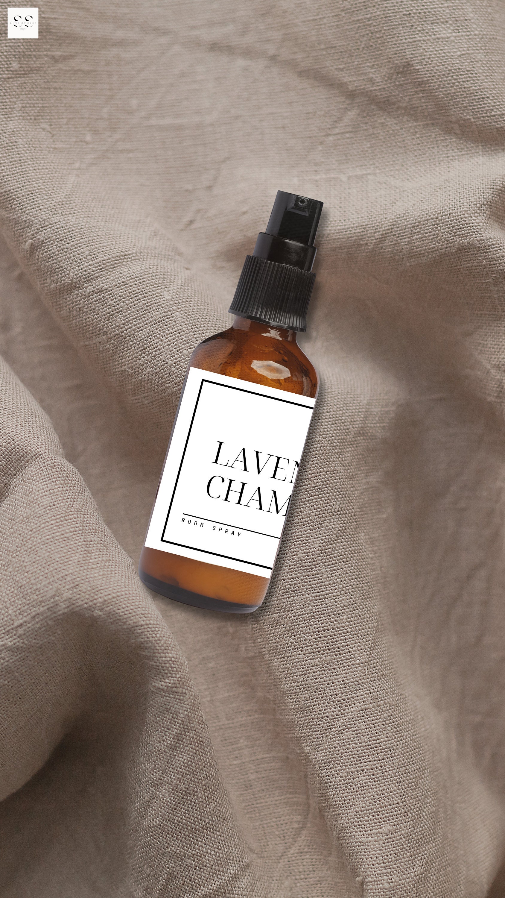 Editable Product Label Template, Room Spray Label Template, DIY Product ...