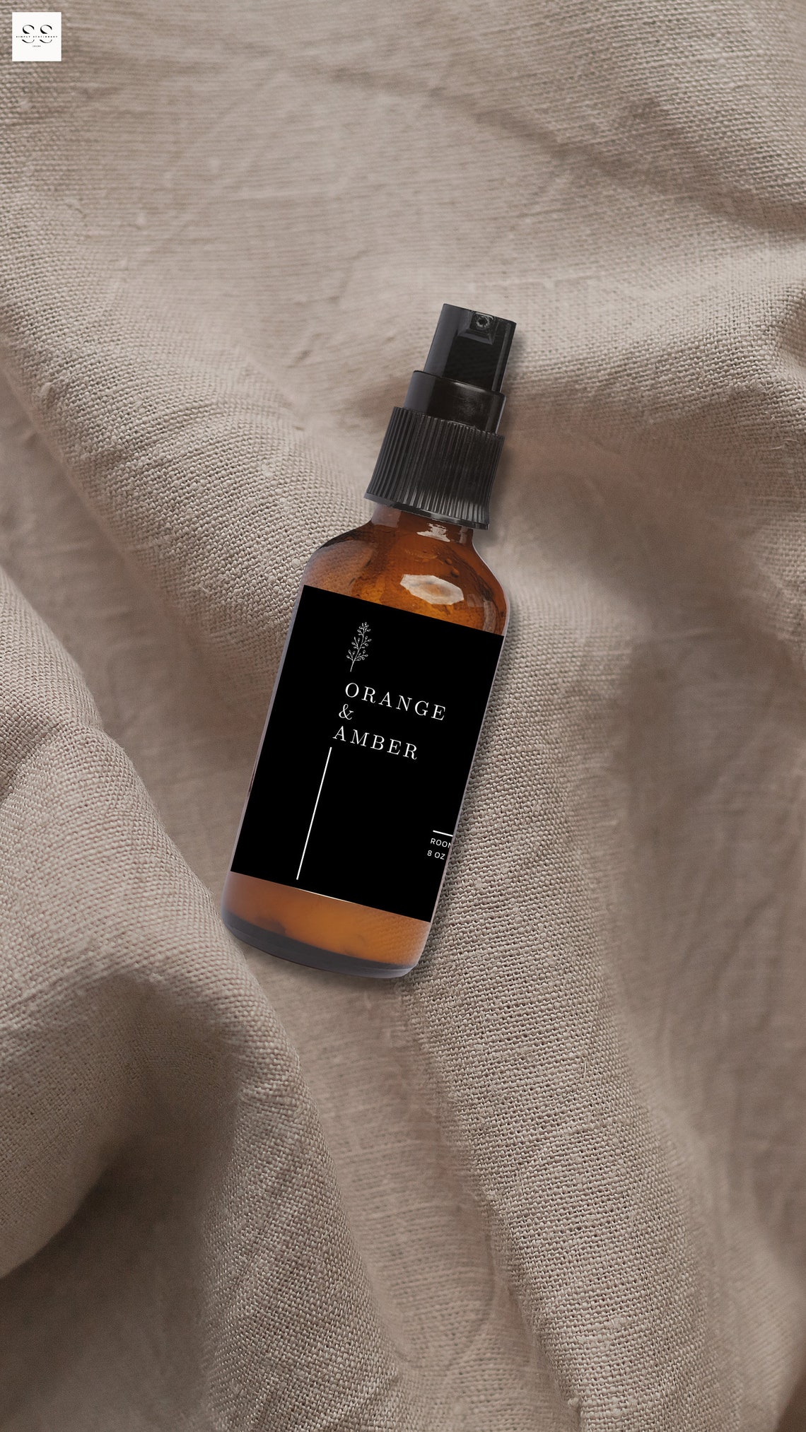 Editable Product Label Template, Room Spray Label Template, DIY Product ...