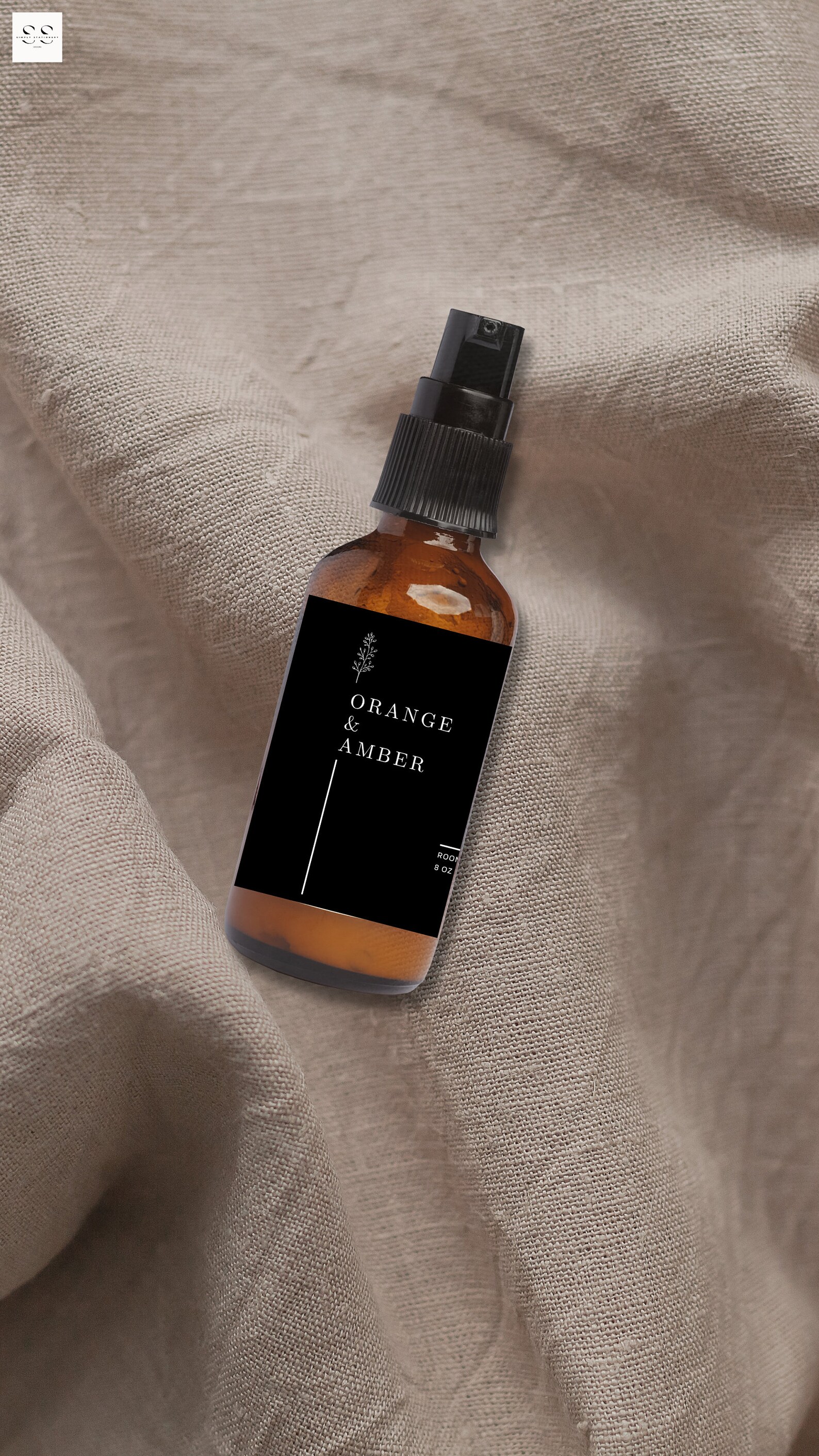 Editable Product Label Template, Room Spray Label Template, DIY Product ...