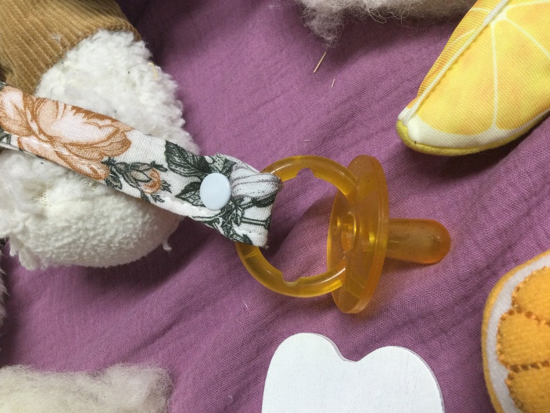 Fabric Pacifier Clip, Baby Pacifier Clip, Boy or Girl Pacifier Clip ...
