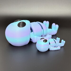 Alien Fidget Friend | Large 3D Printed Articulating Flexi Alien ...