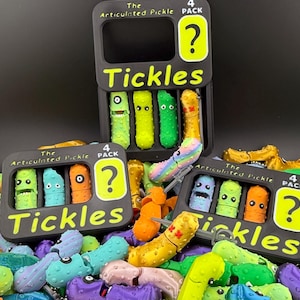 Tickles the Pickle: 3D Printed Articulating Fidget Toy, Mystery Pack - Etsy