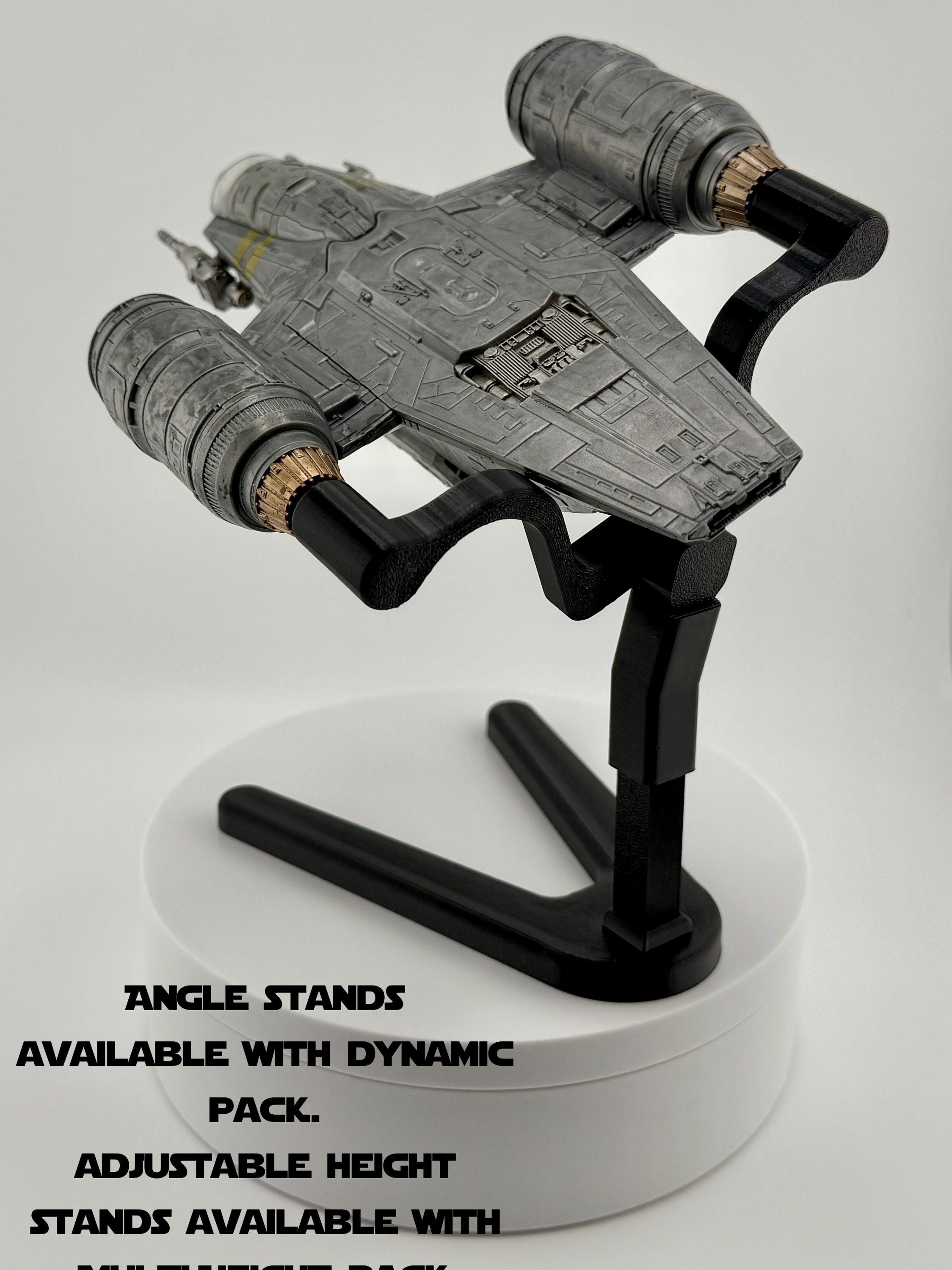 Razor Crest Flight Stand STL File | Modular Display Stand for Micro ...