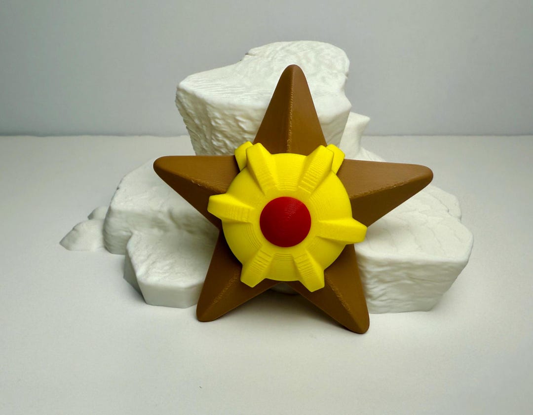 Staryu Pokemon Fidget Spinner Toy Articulating 3D Printed Toy Pocket ...