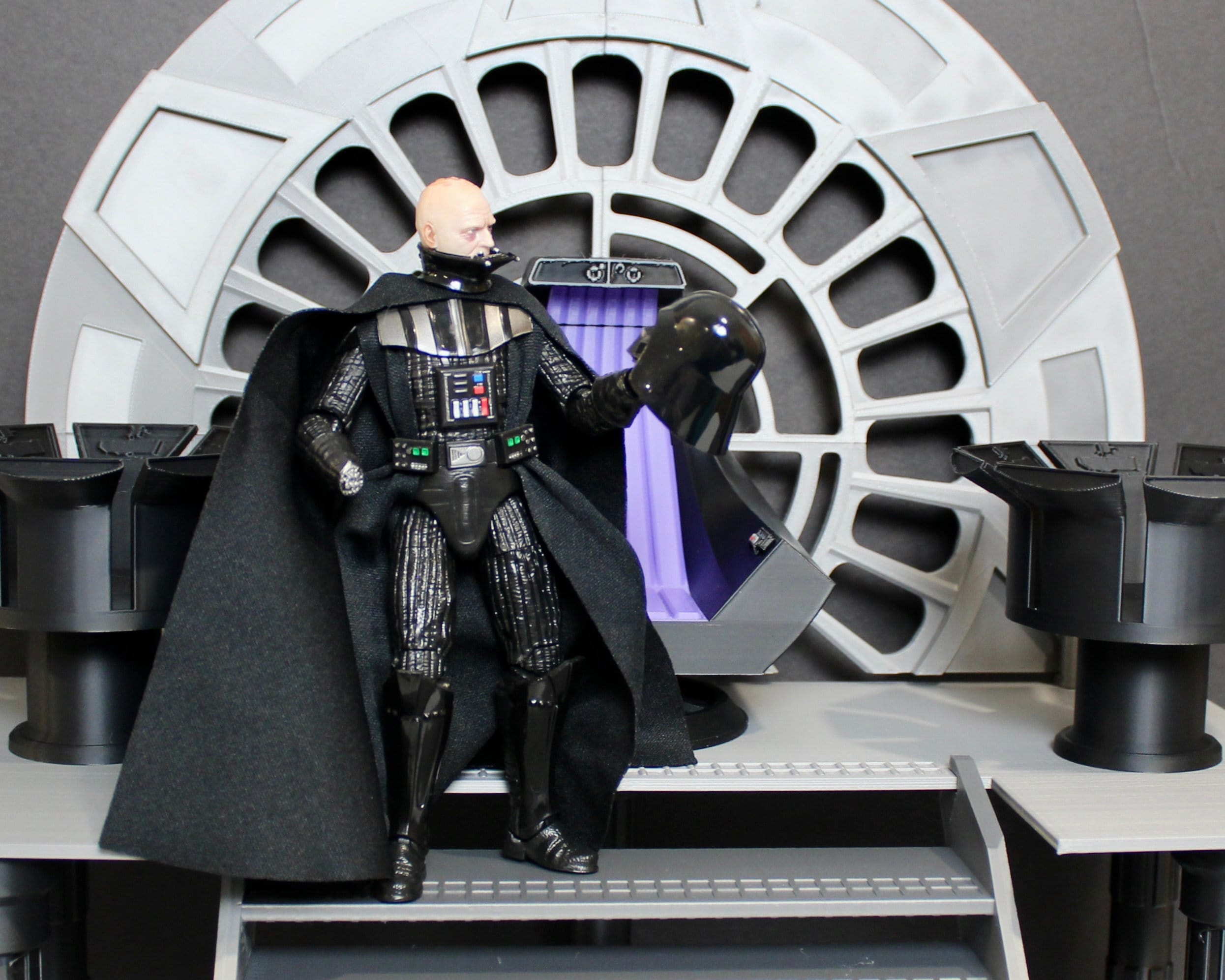 Emperor Throne Room Diorama for Star Wars the Black Series 1/12 Scale 6 ...