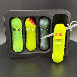 Tickles the Pickle: 3D Printed Articulating Fidget Toy, Mystery Pack - Etsy