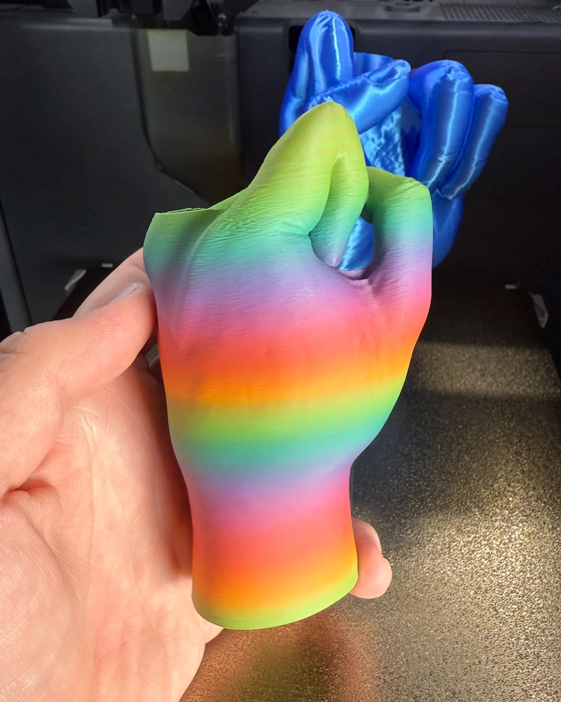 3D Printed Collapsing Middle Finger: Funny Gag Gift Desk Toy - Etsy