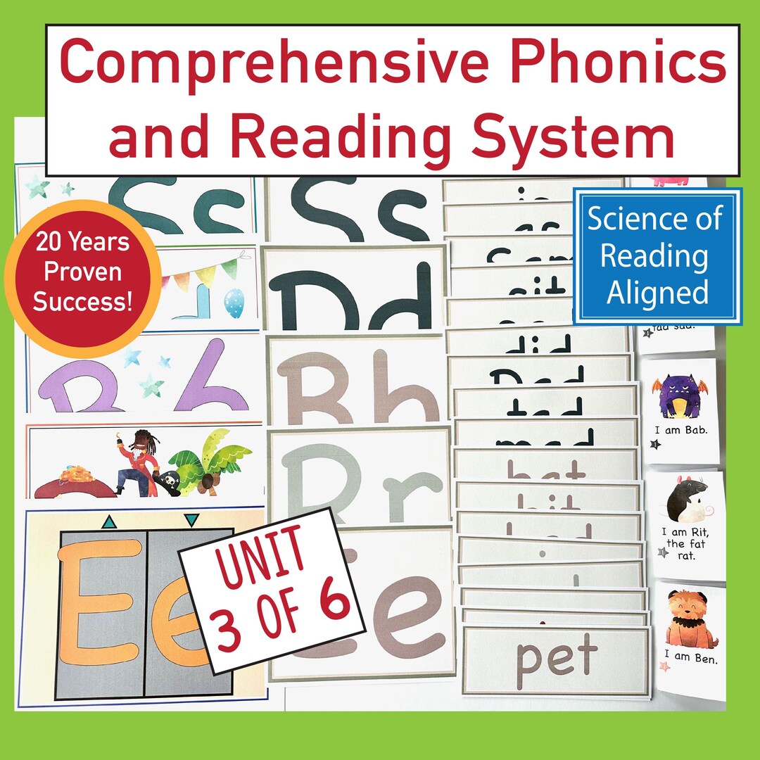 Learn to Read System, Complete Phonics & Letter Mastery Curriculum ...
