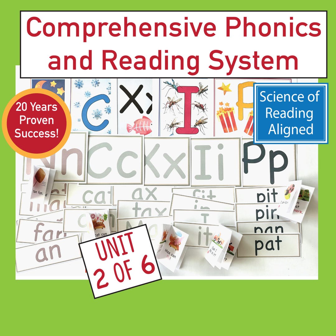 Learn to Read System, Complete Phonics & Letter Mastery Curriculum ...