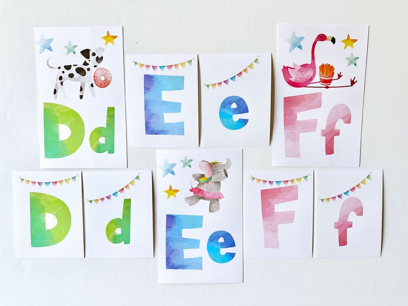 Phonetic Alphabet Flashcards, ABC Flashcards, Letter Cards, Educational ...