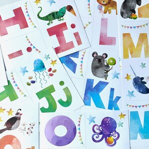 Phonetic Alphabet Flashcards, ABC Flashcards, Letter Cards, Educational ...